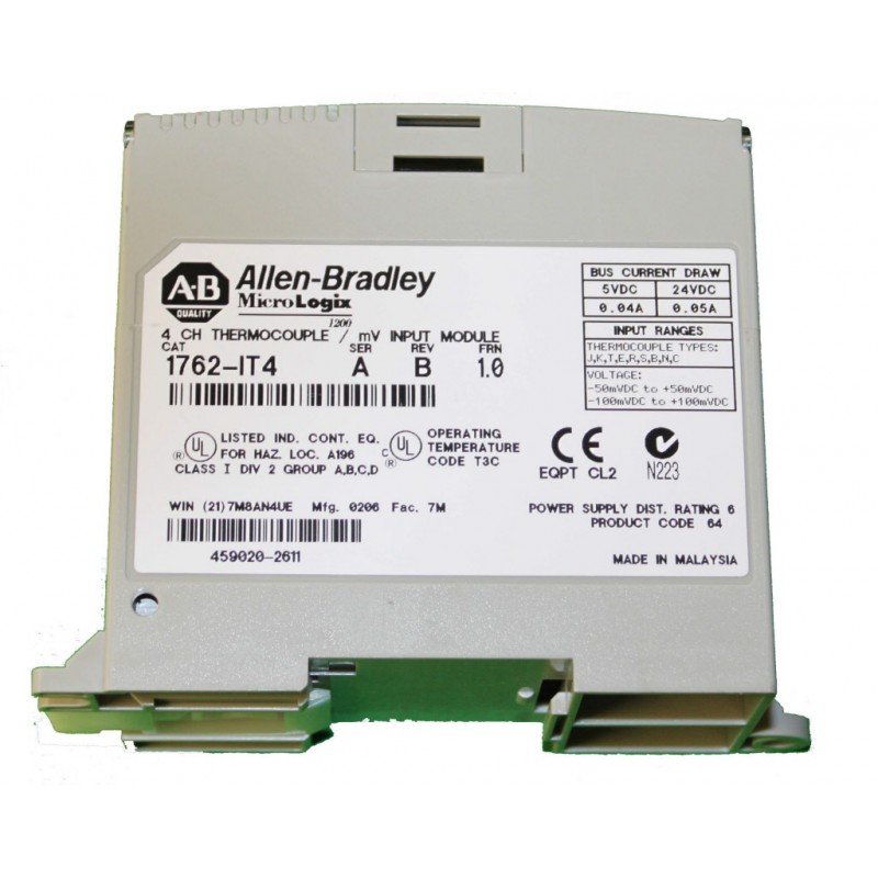 Buy 1762-IT4 | Allen Bradley Thermocouple/mV Input Module in IAT ...